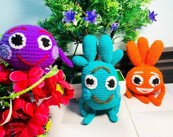 The Bumble Nums Crochet Humble Grumble Stumble Super | Etsy