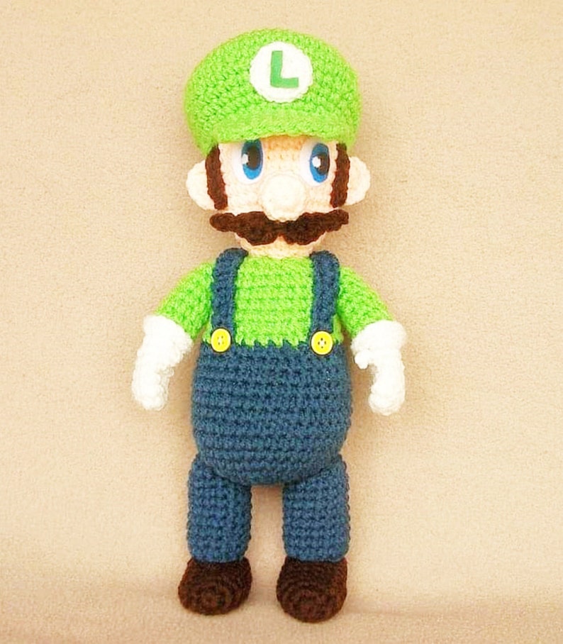 Super Mario and Luigi Crochet , Mario Brothers Amigurumi , Baby Gift ...