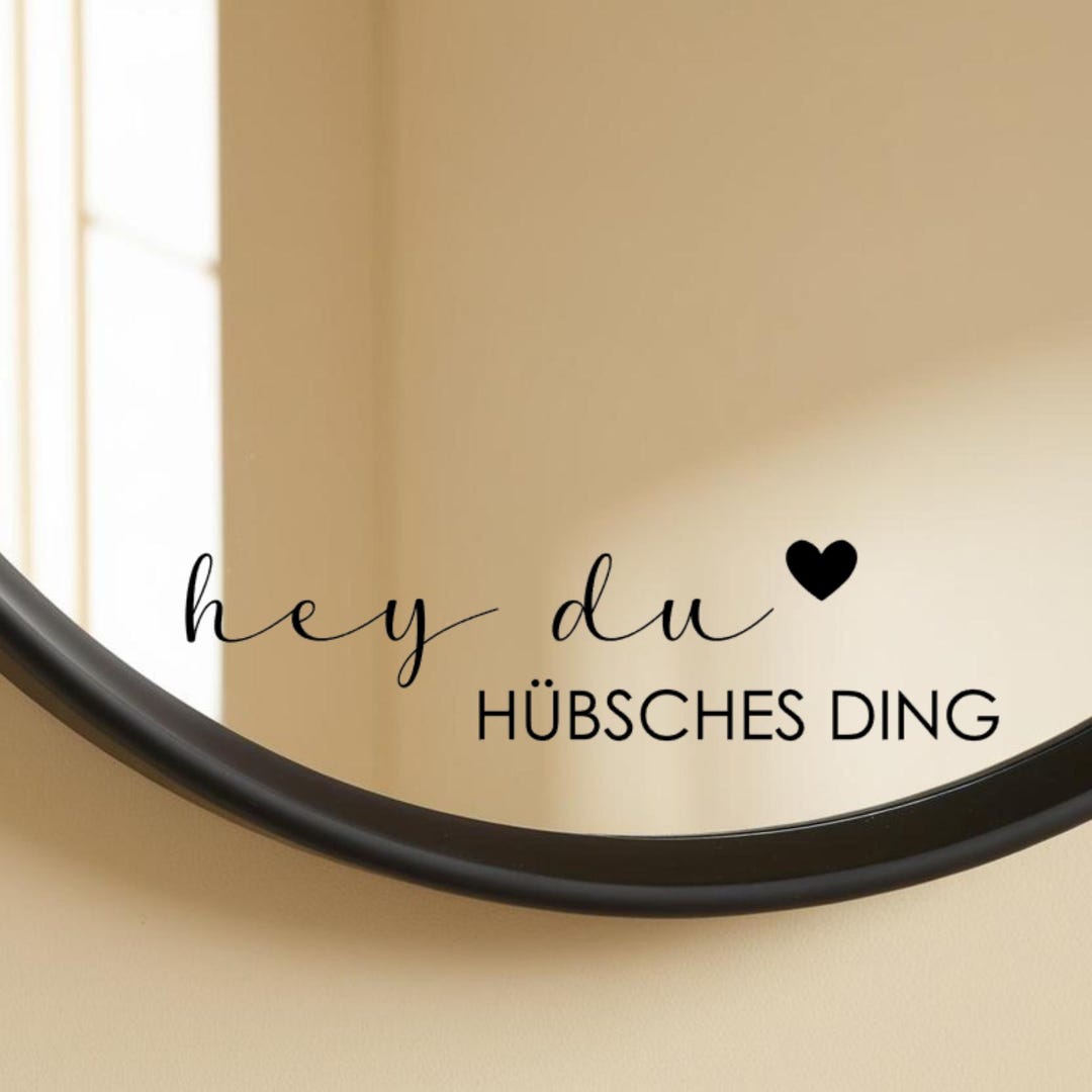 STICKER hey You Mirror Stickers for Sticking Gift Ideas Mirror Accents ...