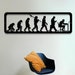 Evolution Wall Art, Metal Wall Art, Office Wall Art, Modern Wall Decor ...