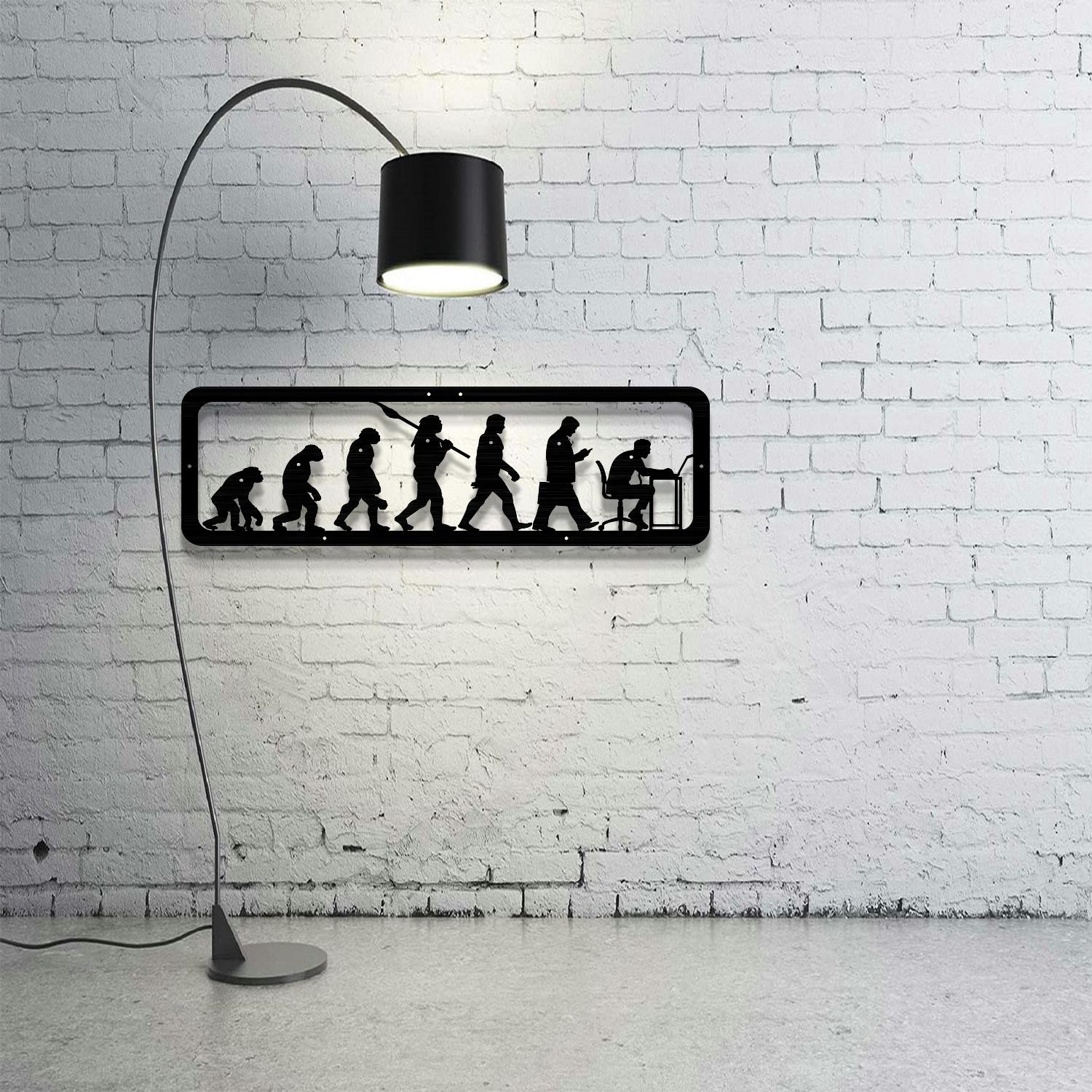 Evolution Wall Art, Metal Wall Art, Office Wall Art, Modern Wall Decor ...