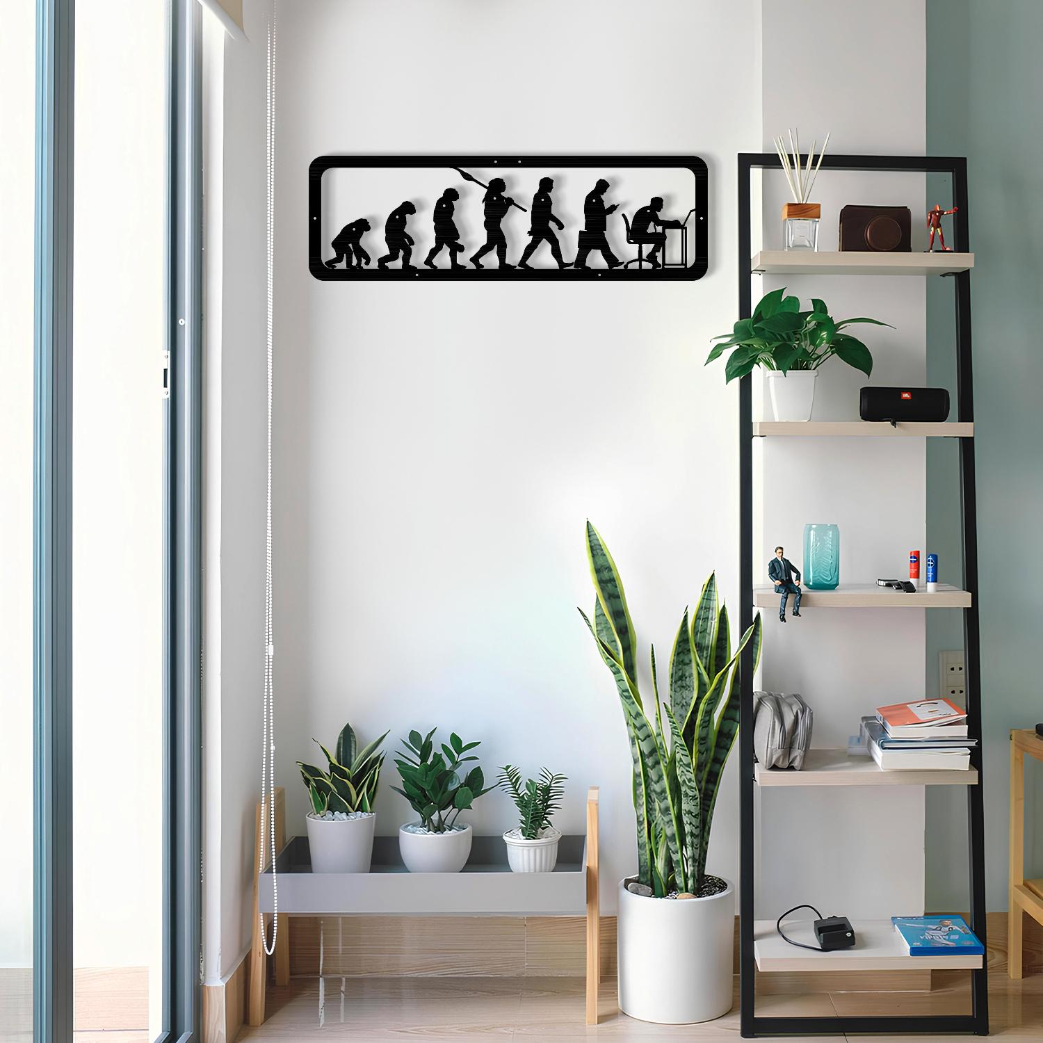 Evolution Wall Art, Metal Wall Art, Office Wall Art, Modern Wall Decor ...
