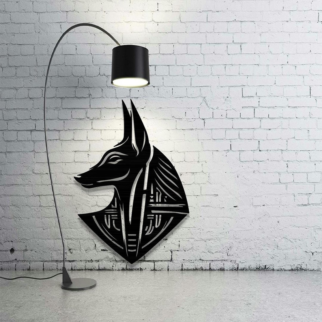 Ancient Egyptian God Anubis Metal Wall Art, Anubis Metal Wall Art ...