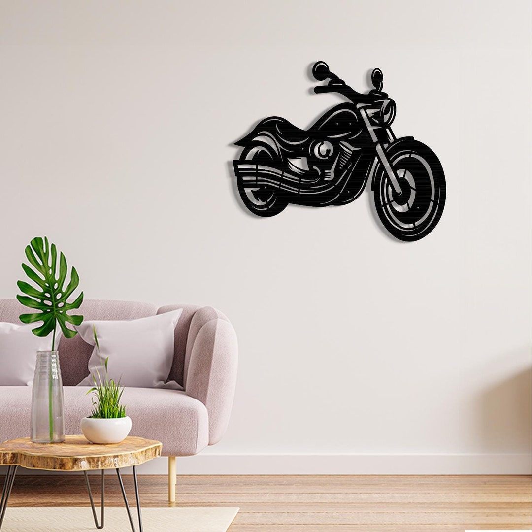 Motorcycle Metal Wall Art, Metal Wall Art, Racing Wall Decor, Racing ...