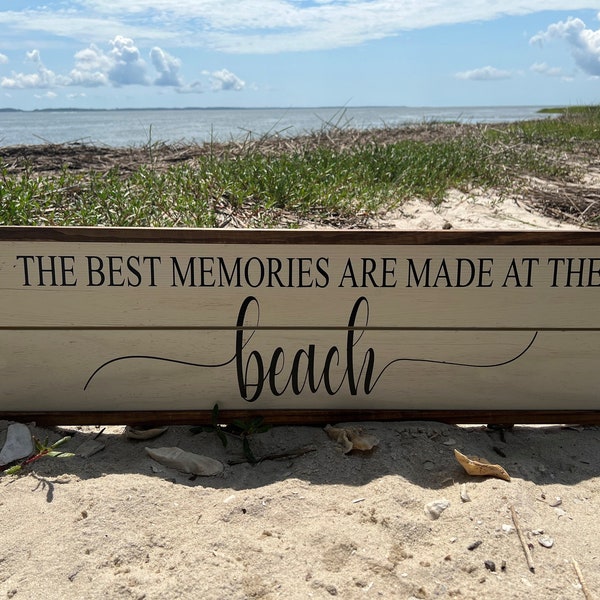 Beach Memories Sign - Etsy