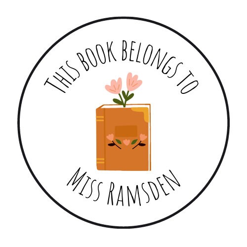 Book Stickers From the Library of Labels Personalized | Etsy