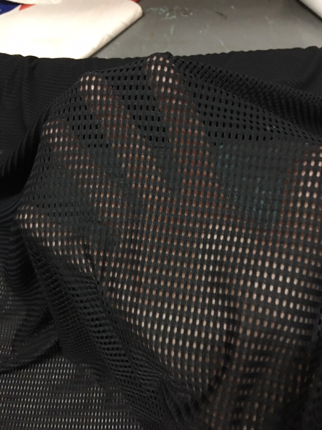 Black Two Way Stretch Polyester Mesh Fabric - Etsy