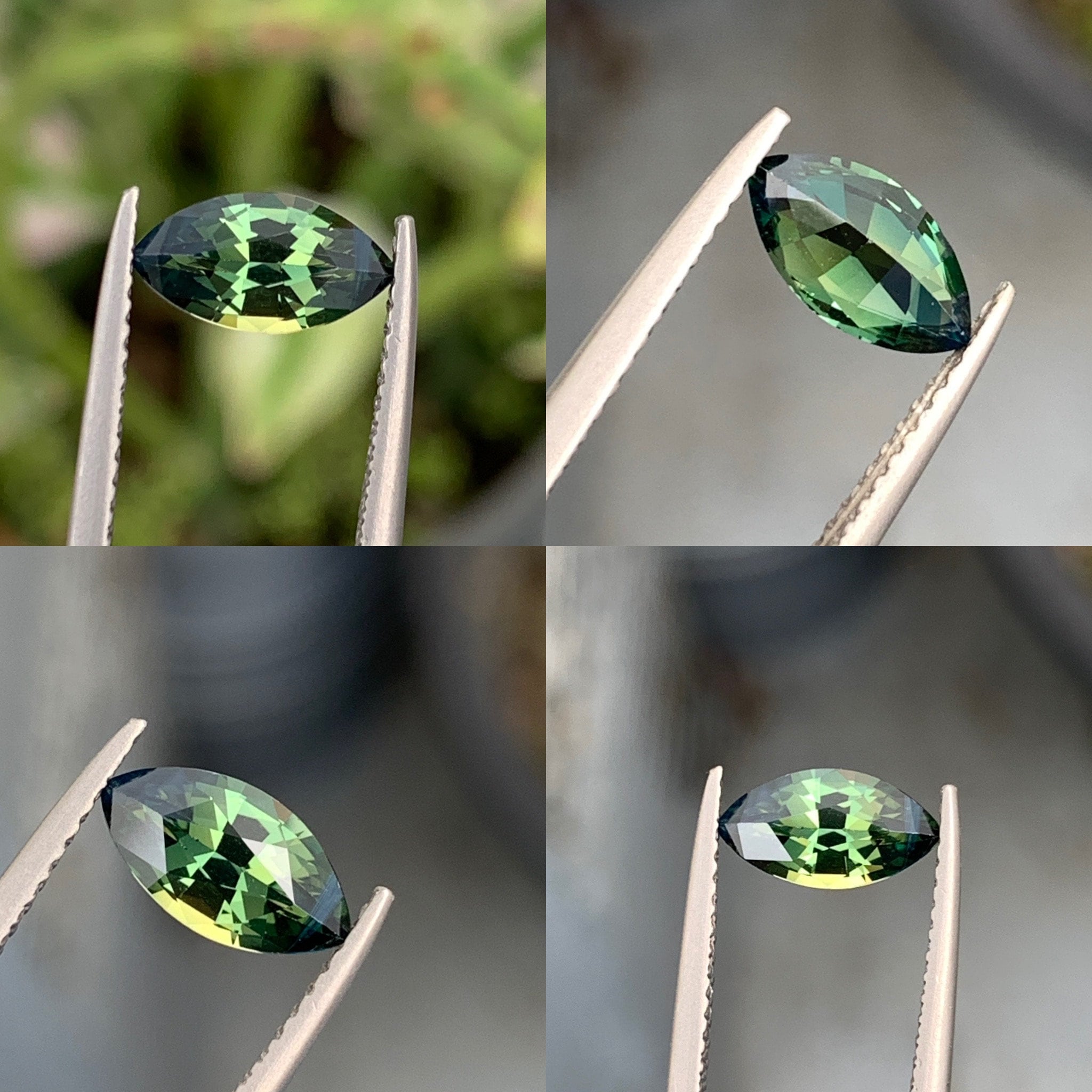 Australian Parti Sapphire 1.08 CT, Loose Gemstone, Parti Sapphire Rings ...