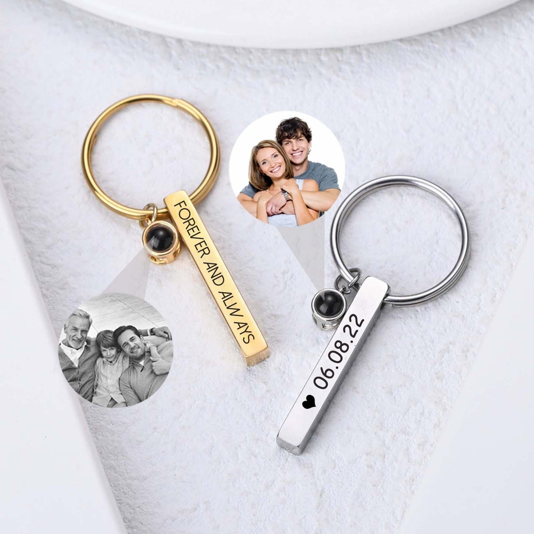 Personalization Projection Photo Keychain-custom Image Projection ...