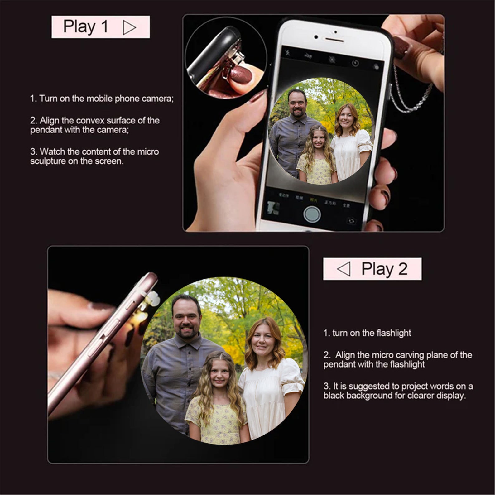 Adjustable Projection Photo Braceletcouple Bracelethandmade - Etsy