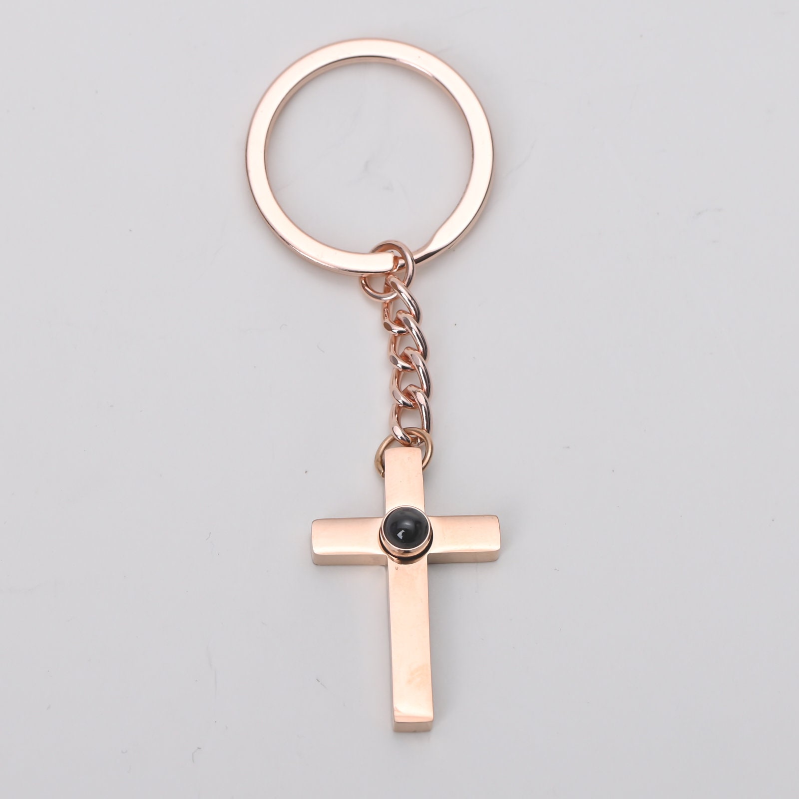 Cross Projection Necklacecross Photo Necklace Personalized - Etsy
