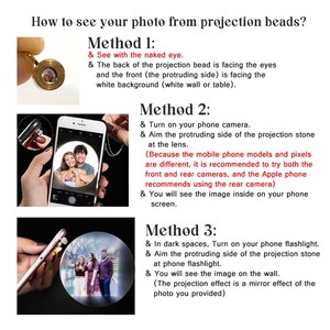 Adjustable Projection Photo Bracelet,couple Bracelet,handmade Woven ...