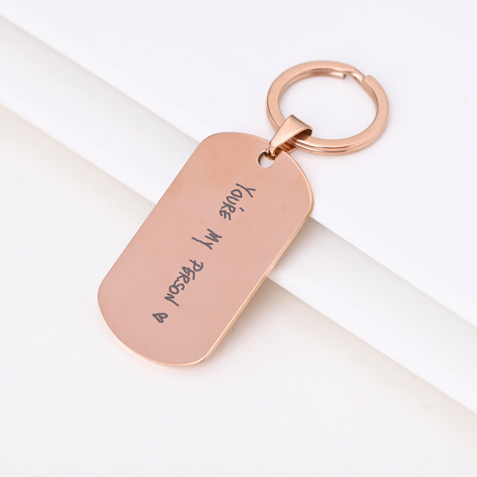 Personalized Fingerprint Keychaincustom Hand Print Key Chain - Etsy