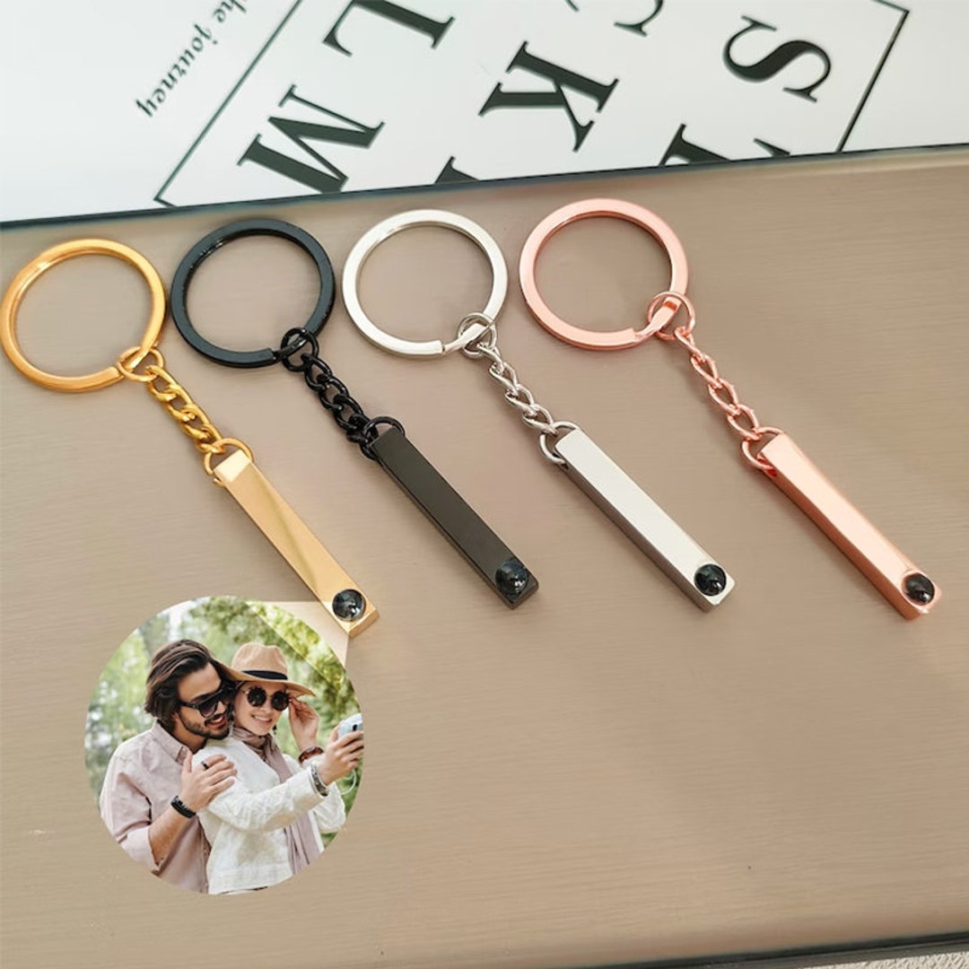 Custom Cross Projection Keychain, Personalized Photo Cross Keychain ...