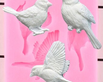 Silicone Mold Birds - Etsy
