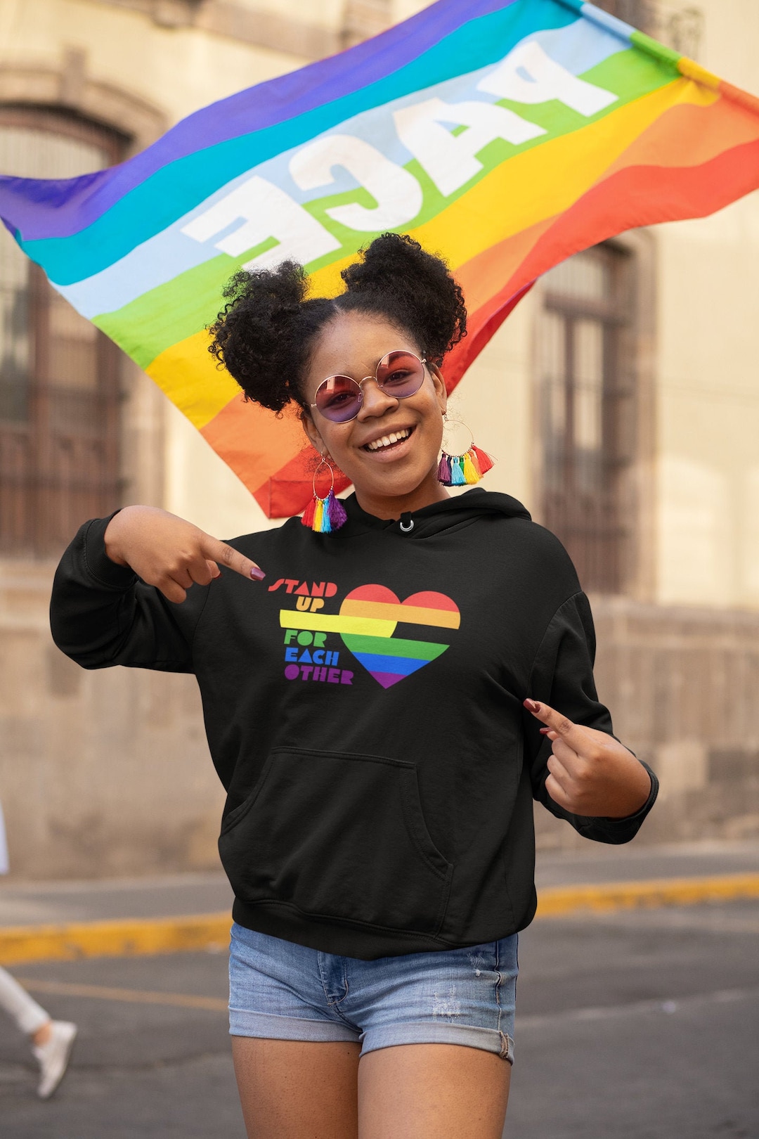 LGBTQ Stand up for Each Other Gay Pride Rainbow Heart Unisex - Etsy