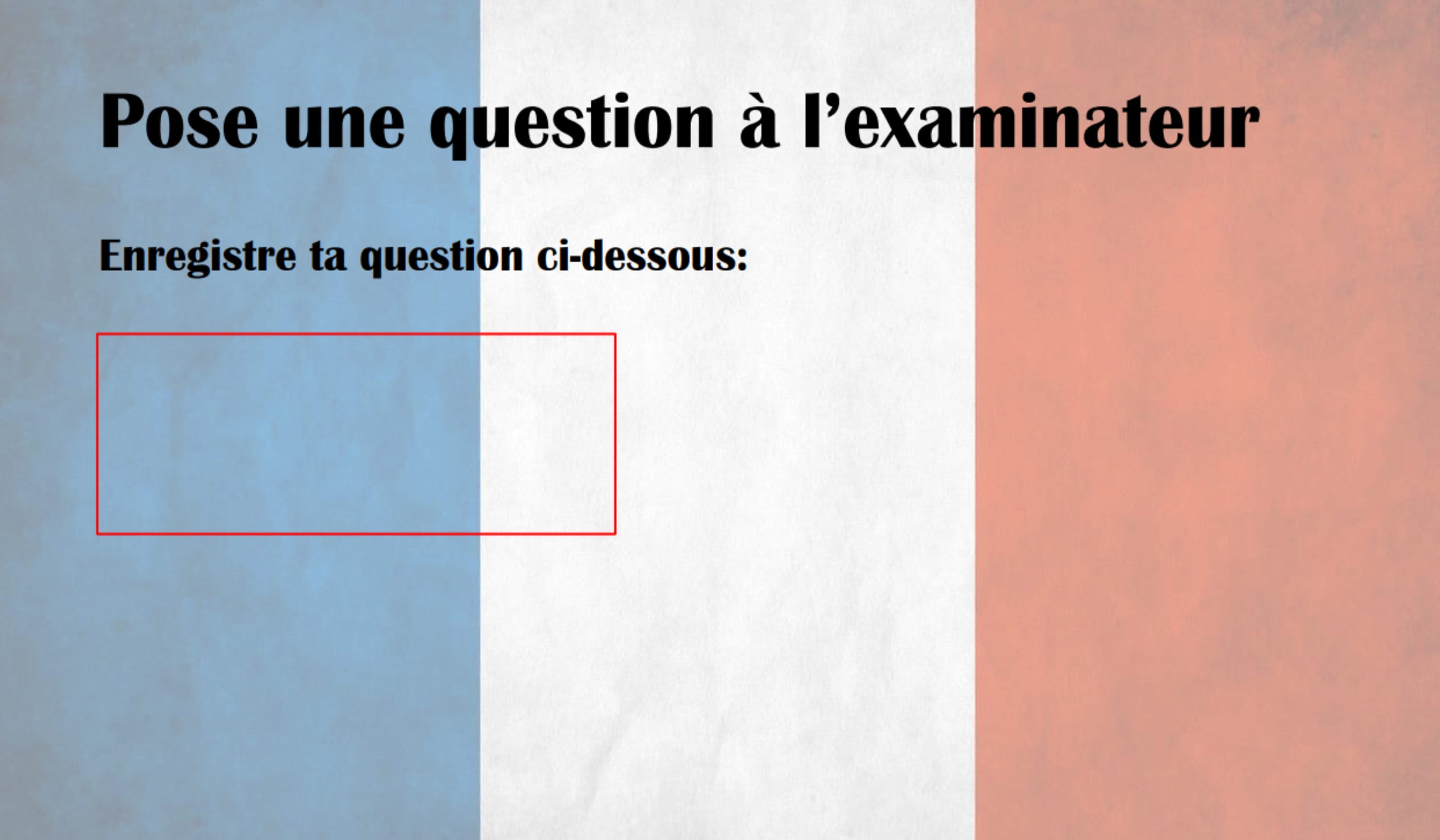French GCSE Speaking Practice - La Famille - Recorded Spoken Questions ...