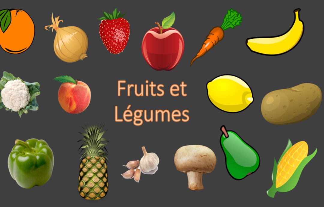 Pairs Memory Game - Fruits Et Légumes - Etsy