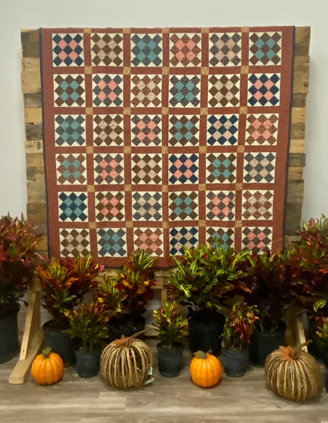 Elsa Dutton Quilt 1883 Granny Squares Quilt - Etsy