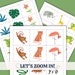 Wild Animals Printable Matching Game Fun and Educational Activity for ...