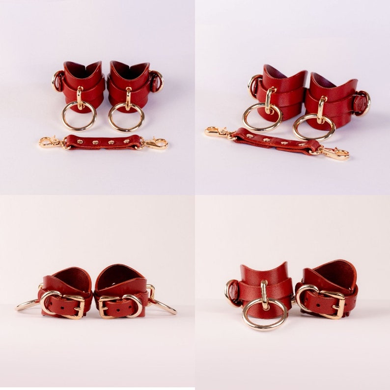 Manette in pelle BDSM sistemi di ritenuta per schiavi - Etsy Italia