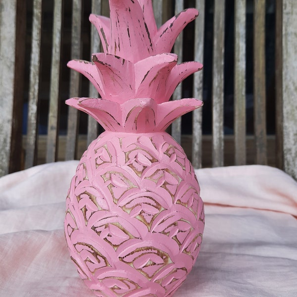 Wooden Pineapple - Etsy