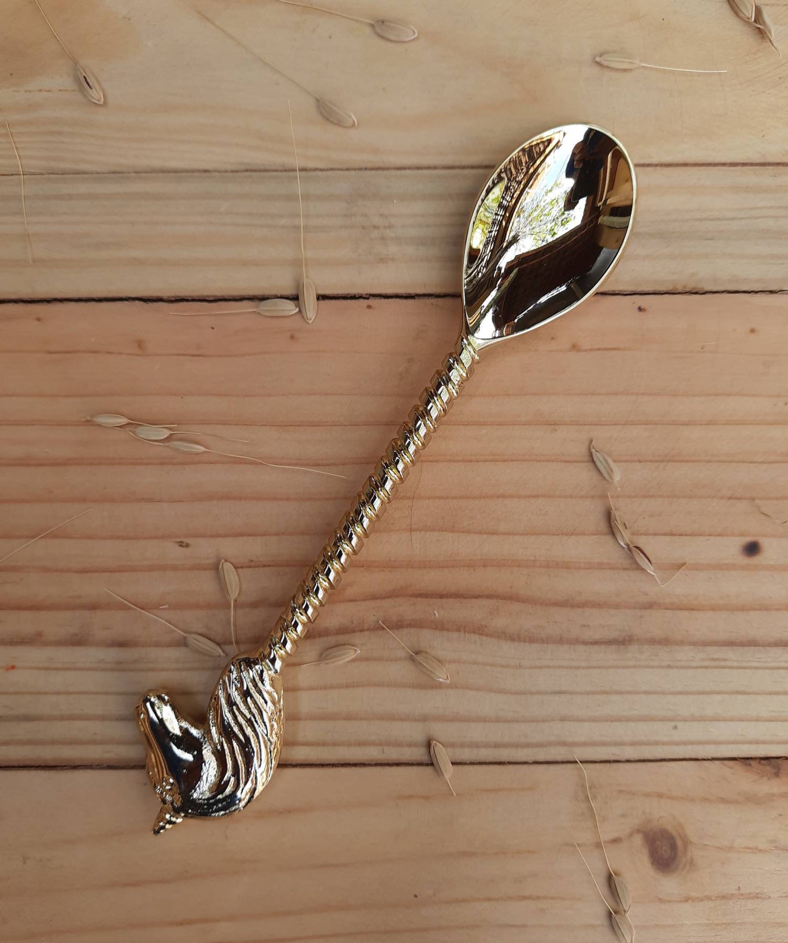 Brass 2x Brass Cutlery Spoon Unicorn Brass Dessert Spoons - Etsy New ...