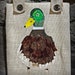 A-101 Mallard Duck Fabric Collage Wall Hanging - Etsy