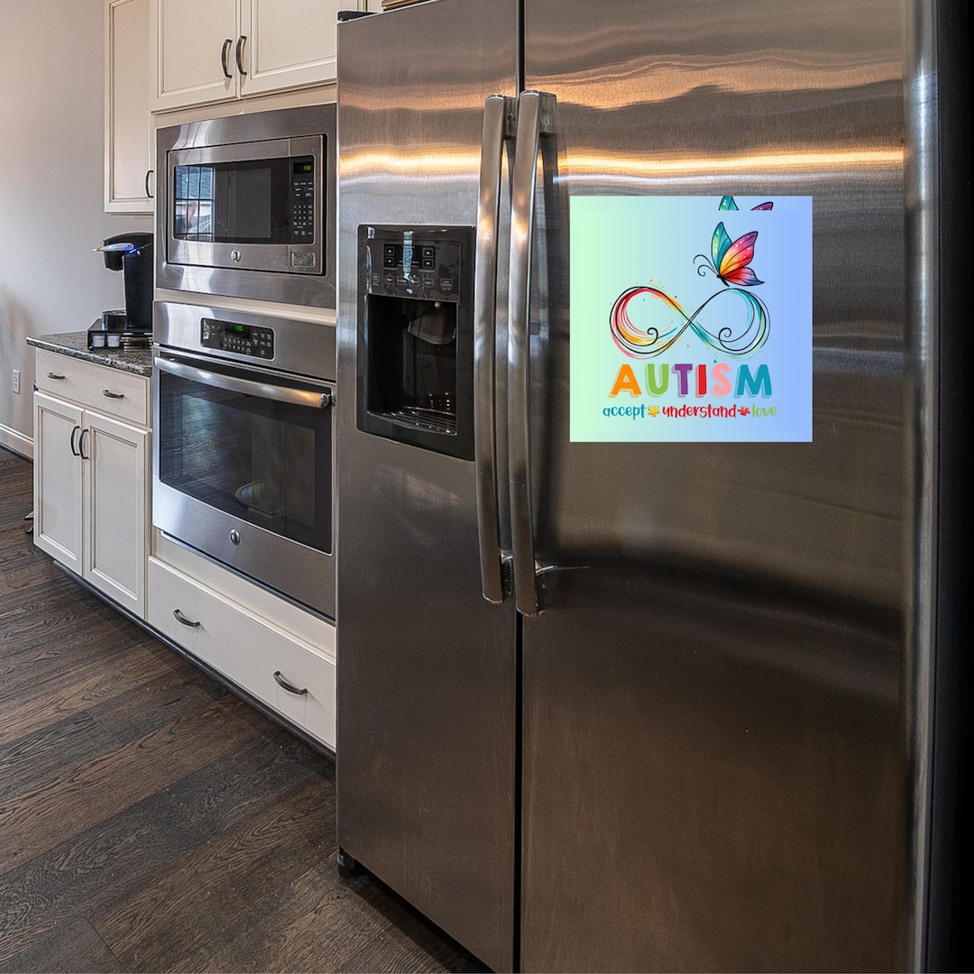 Autism Supporter Car Sticker, Bumper Sticker, Awareness Ribbon Magnets ...