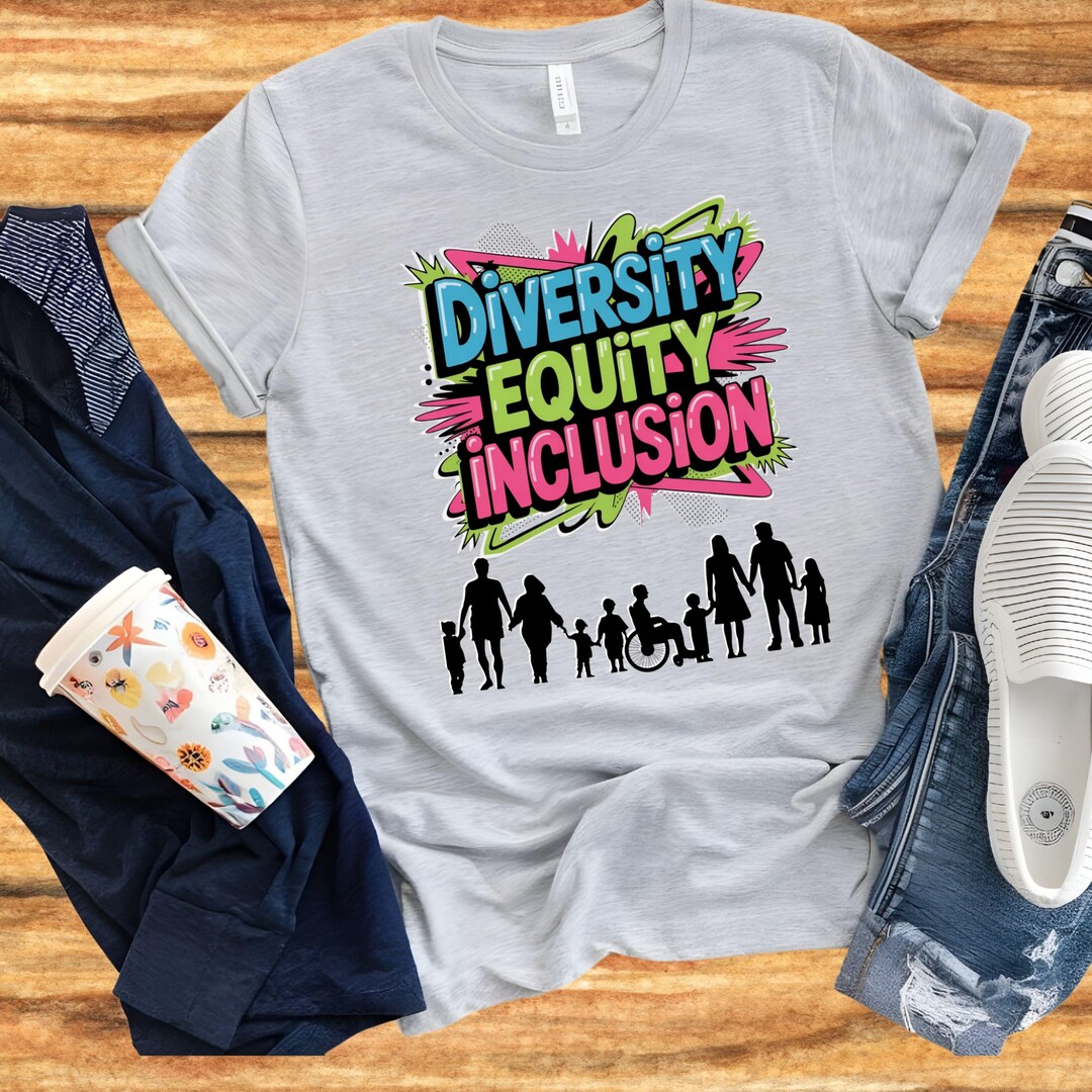 DEI Social Justice Diversity Inclusion Activist Tee, Support for DEI ...