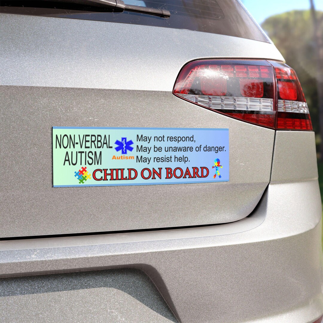 Autism Awareness Car Magnets, Neurodiversity Bumper Car Magnet, Car ...