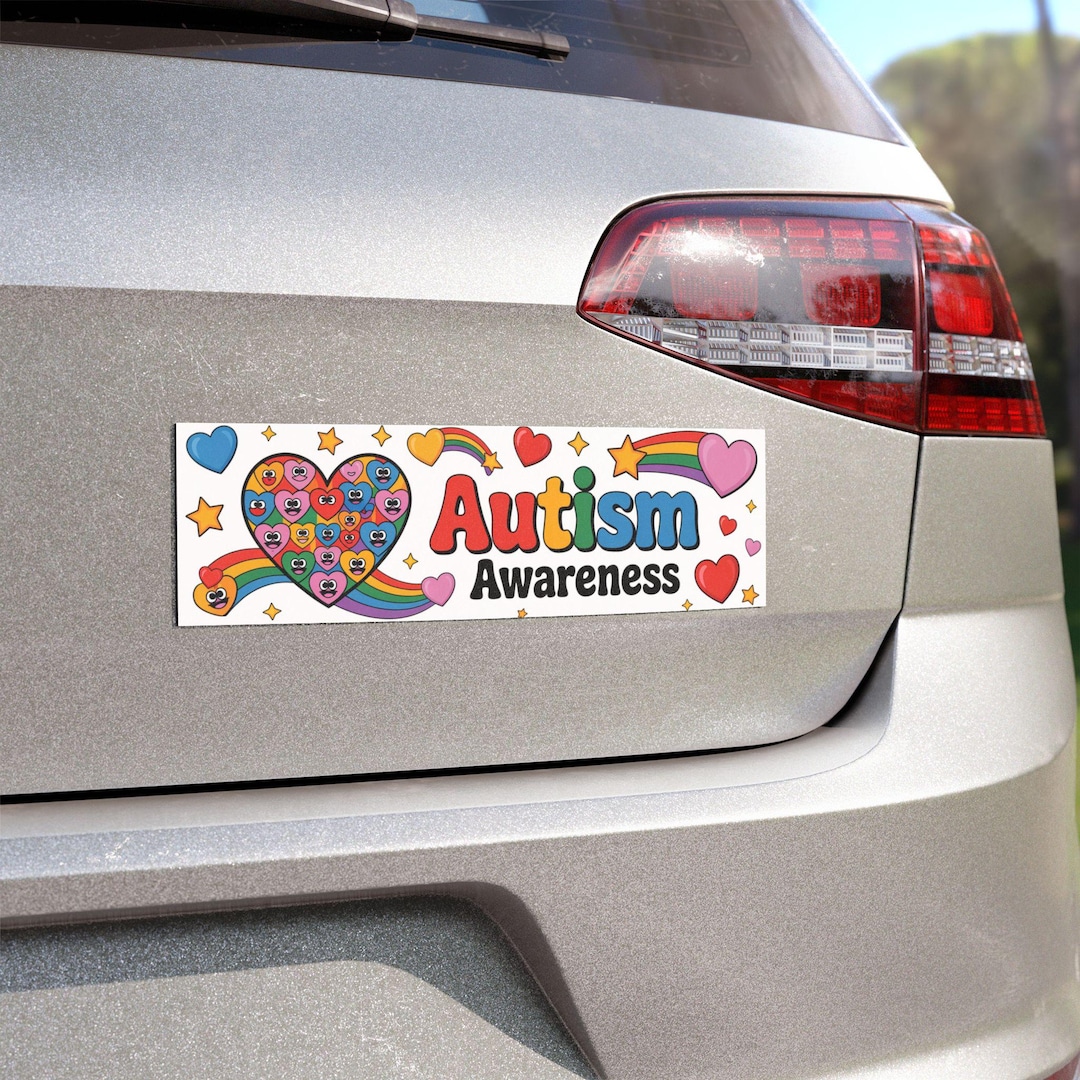 Autism Awareness Bumper Magnet: Inspirational Car Decal (10in X 3in ...