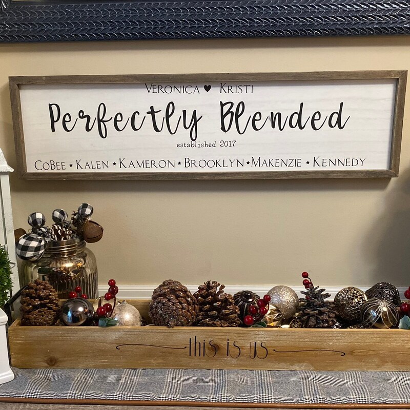 Blended Family Sign - Etsy