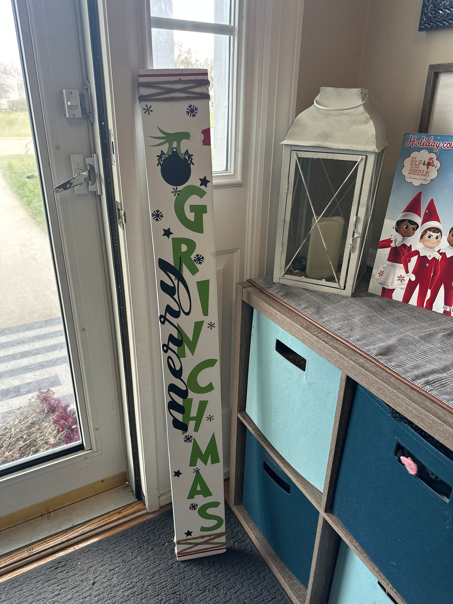 Merry Grinchmas Front Door Decor Grinch Front Door Wreath - Etsy