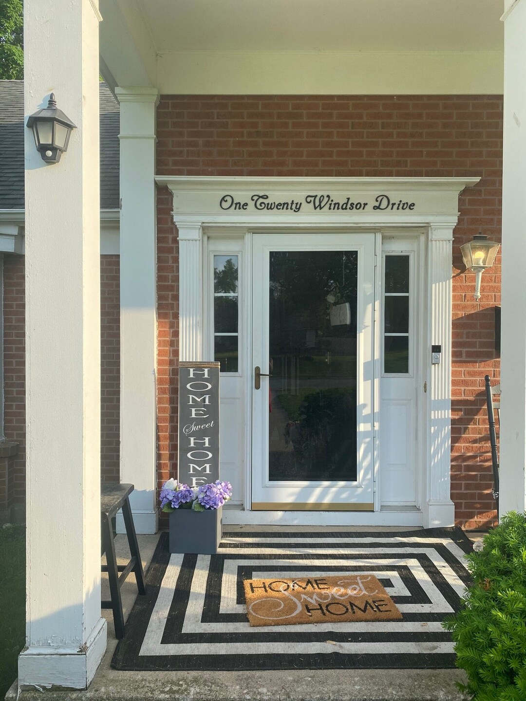 HOME SWEET HOME Sign, Porch Planter, Home Sweet Home Planter, Home ...