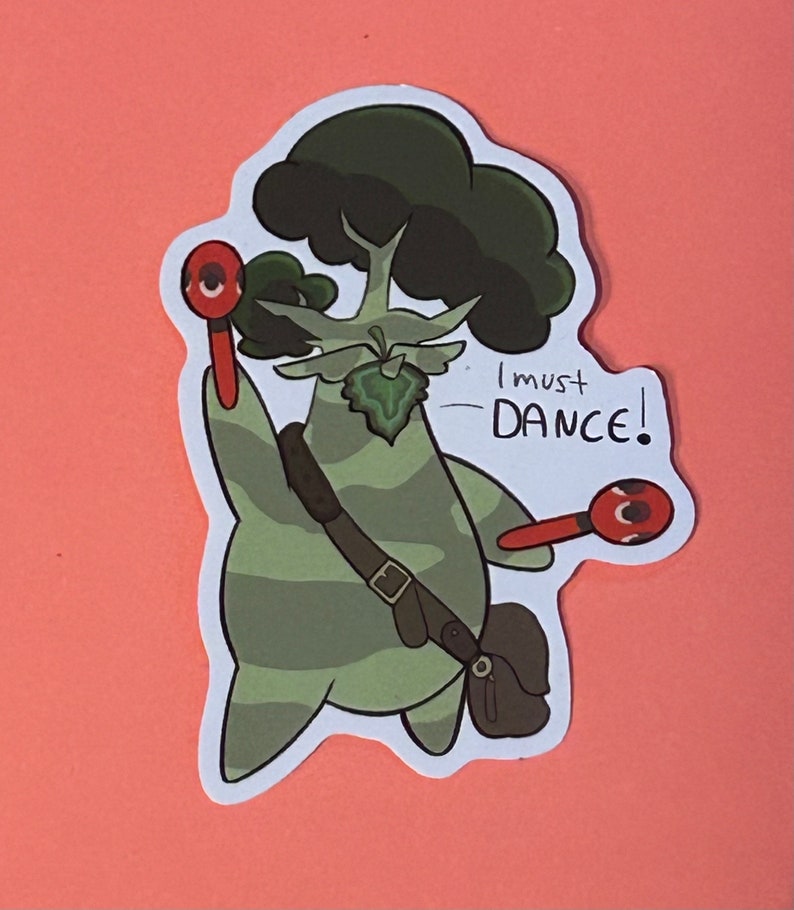 I Must Dance Hetsu Vinyl Sticker - Etsy