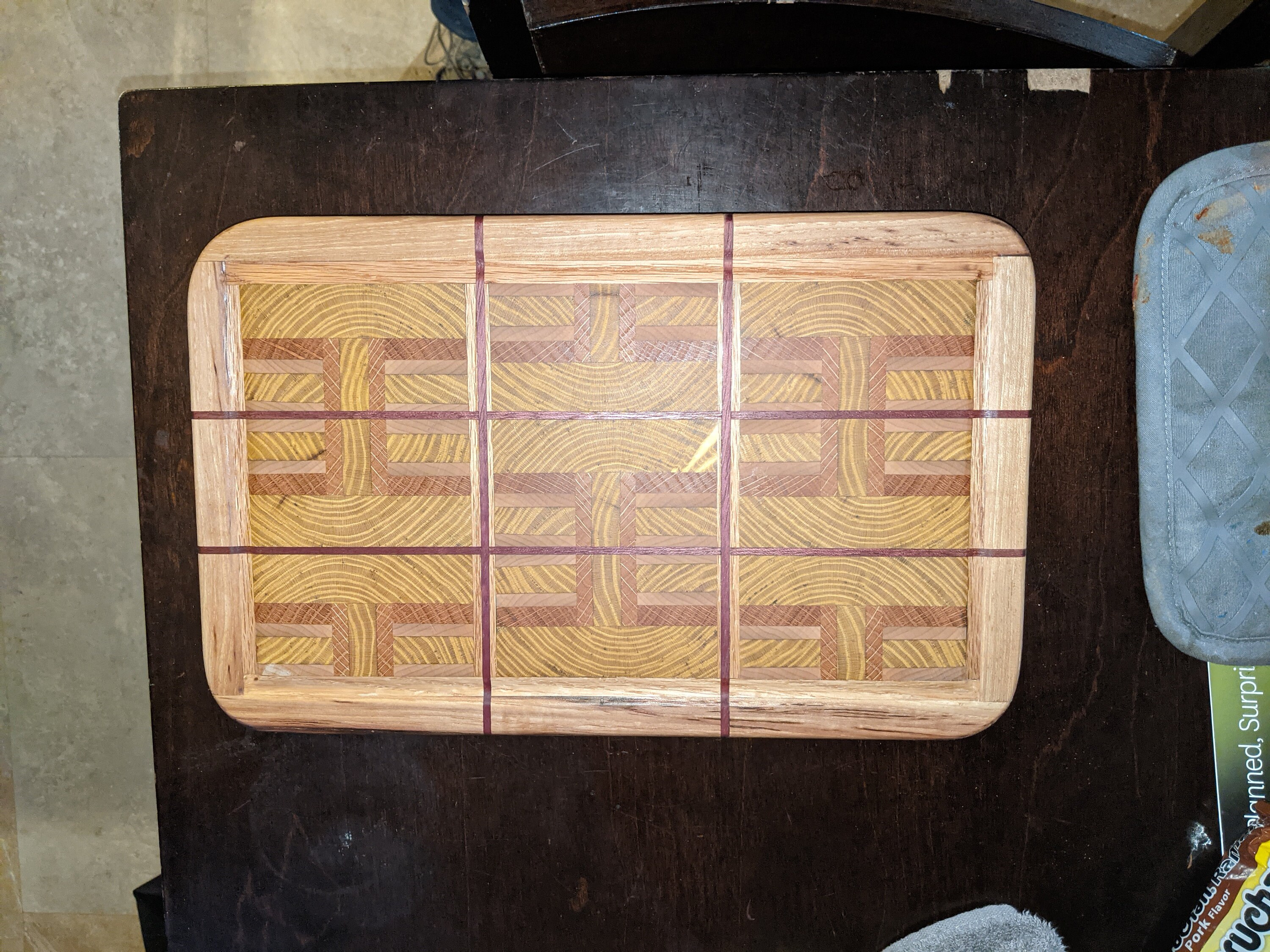 End Grain Combination Cutting Board - Etsy