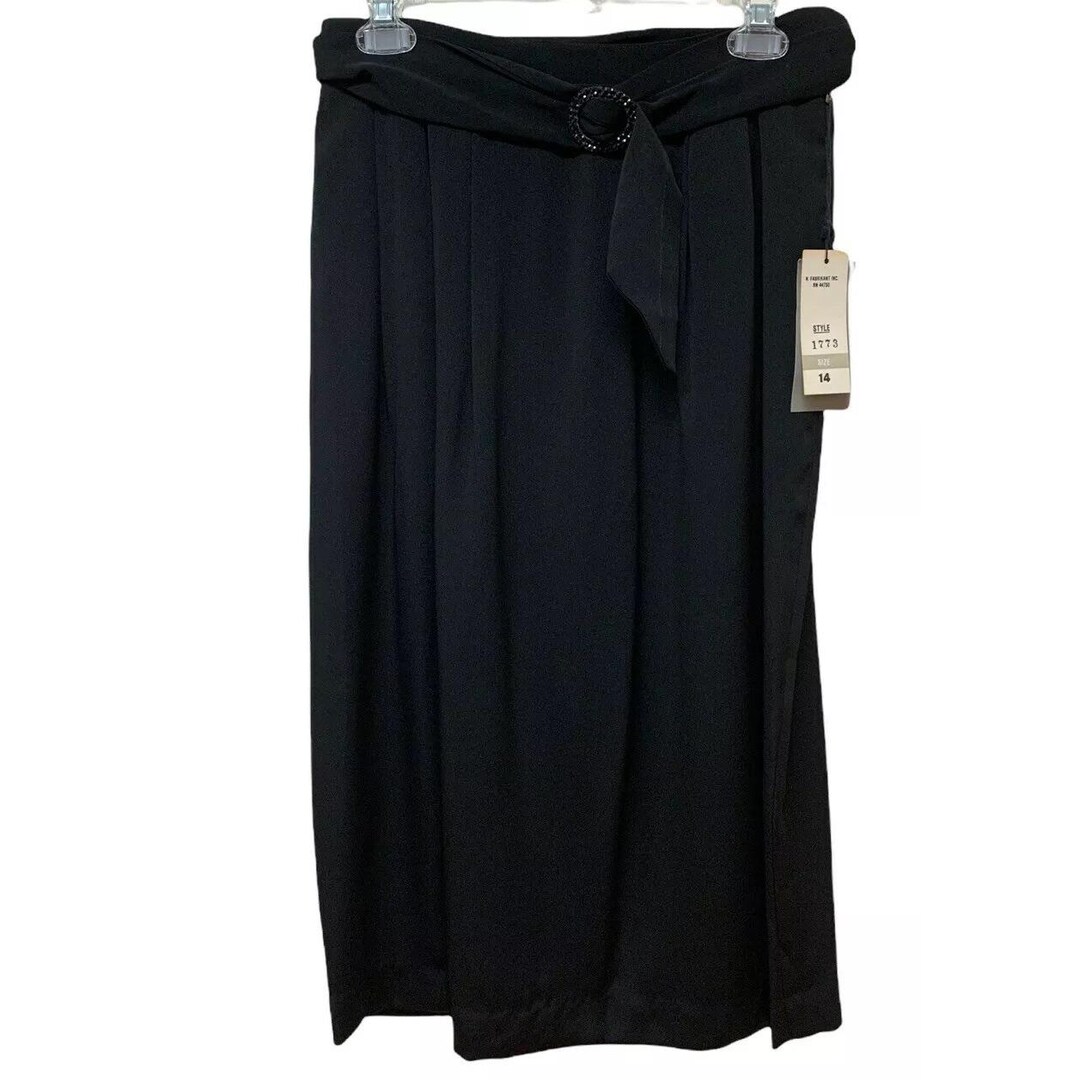 Vintage HELEN FABRIKANT 1982 "as Seen in Vogue" Black Skirt 28" Waist ...