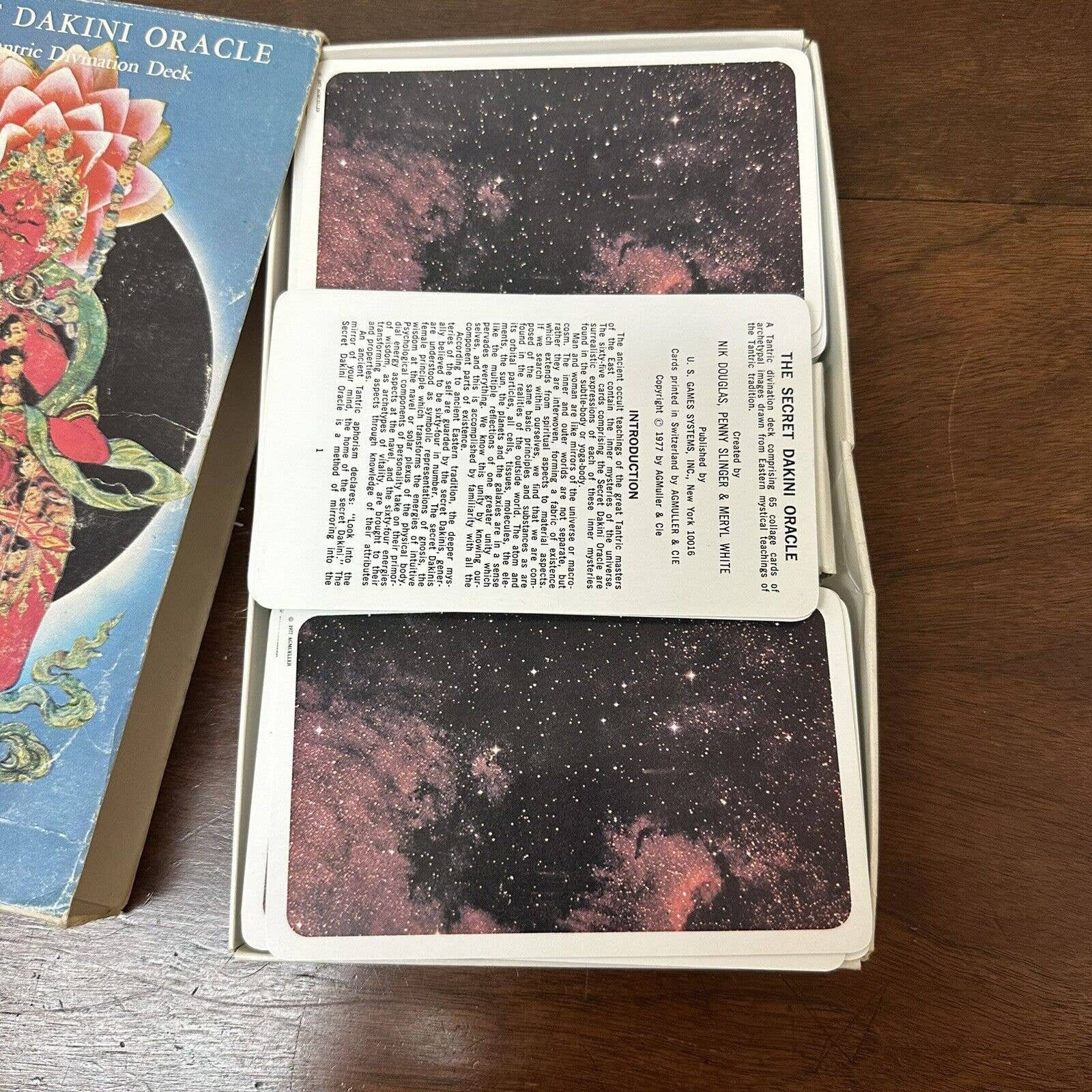 1977 the Secret Dakini Oracle Deck Cards With Instruction Cards & Box ...