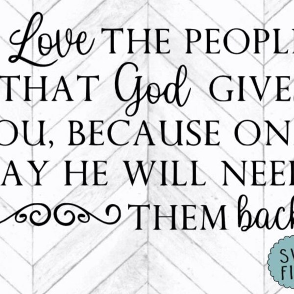 Love God People Svg - Etsy