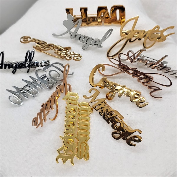 Name Pin - Etsy