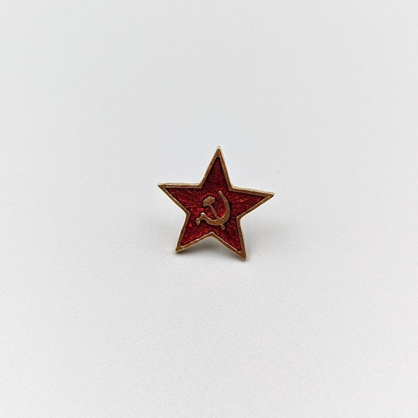 Soviet Red Star Pin - Etsy