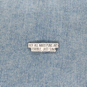 Tired Math Student Enamel Pin Math Enamel Pin Math Gifts - Etsy