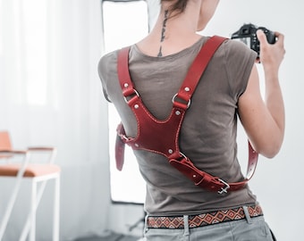 Slr Leather Harness - Etsy