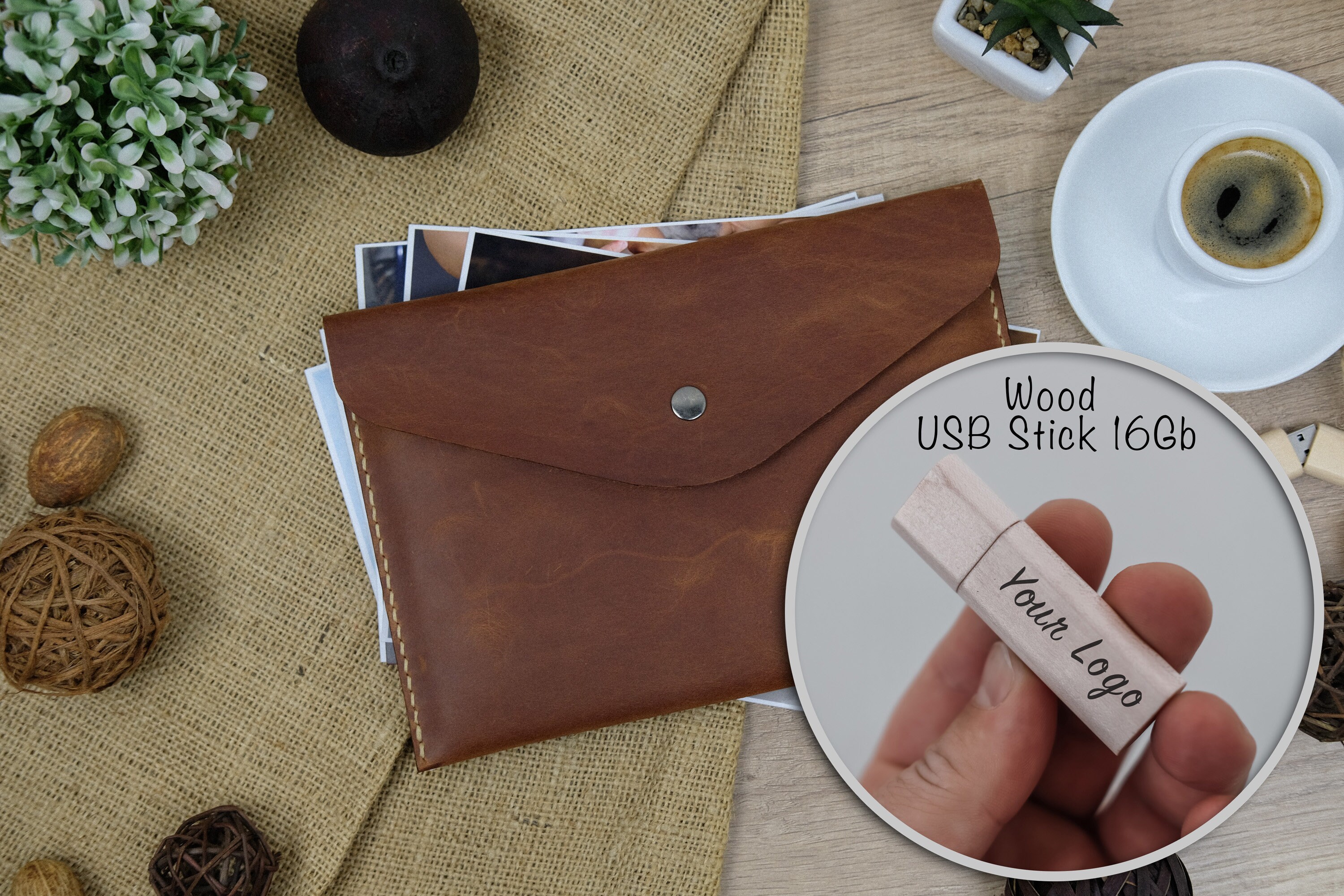 Classic Natural Leather Envelopes for 6x8 Prints 15x21cm | Etsy