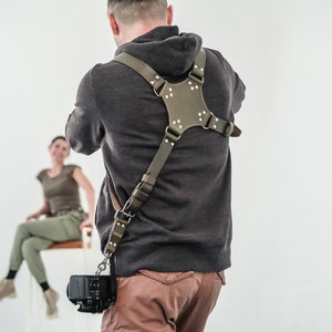 Dual Camera Strap Personalized Adjustable Harness for DSLR or SLR ...