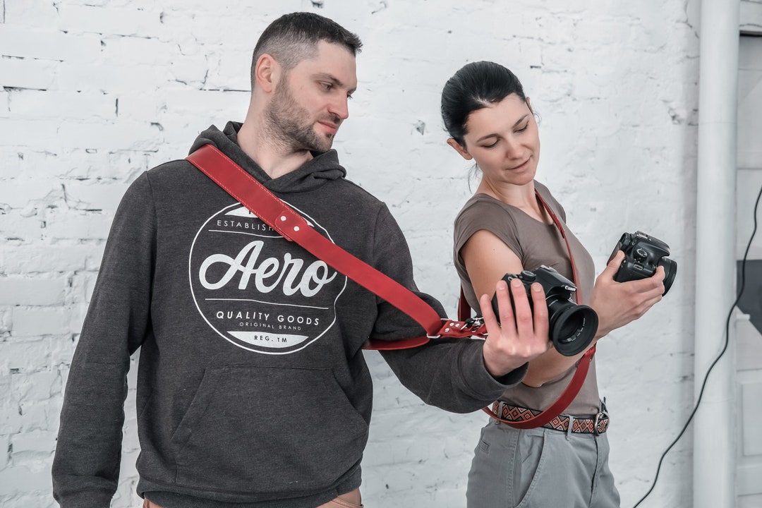 Custom Leather Shoulder Harness for DSLR/SLR | Personalized Single ...