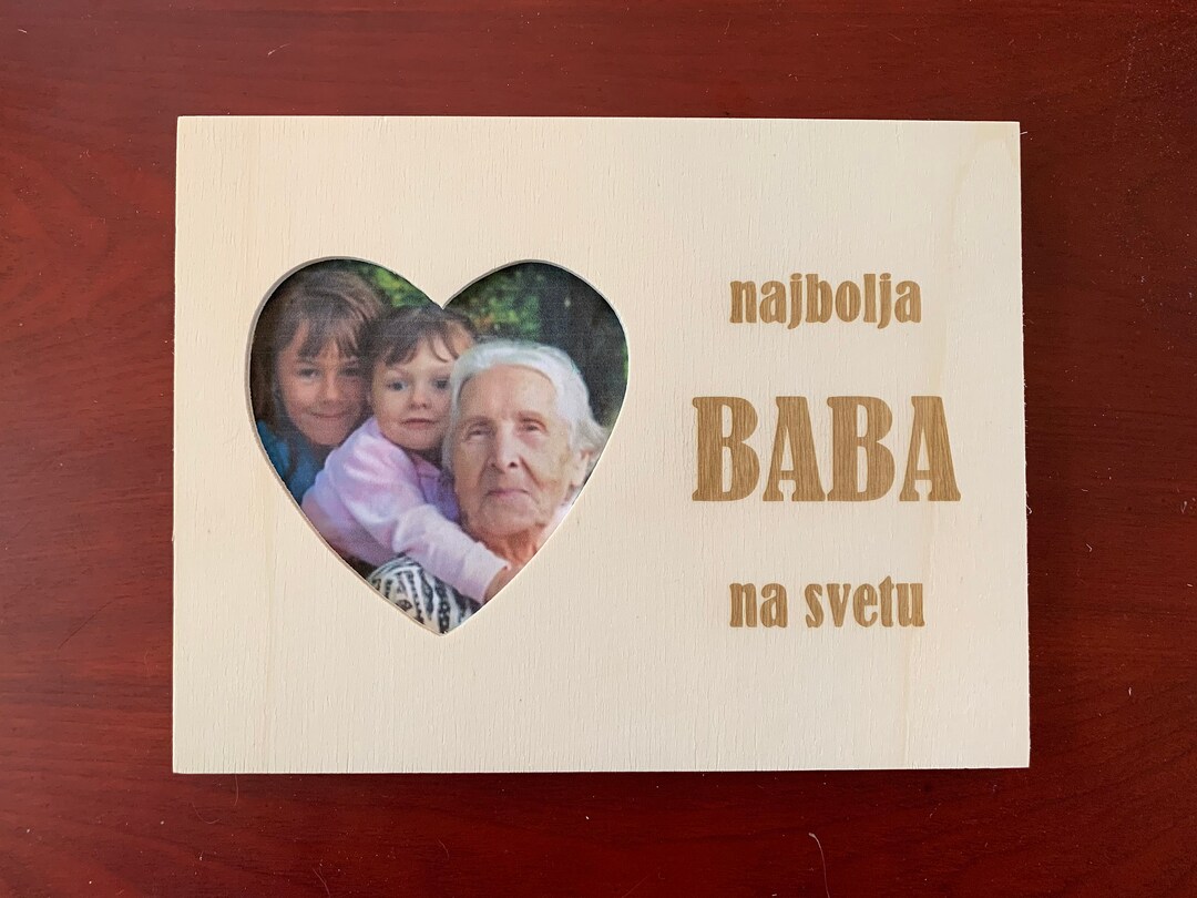 Najbolja Baba Na Svetu (best Grandmother in the World—serbian) - Etsy