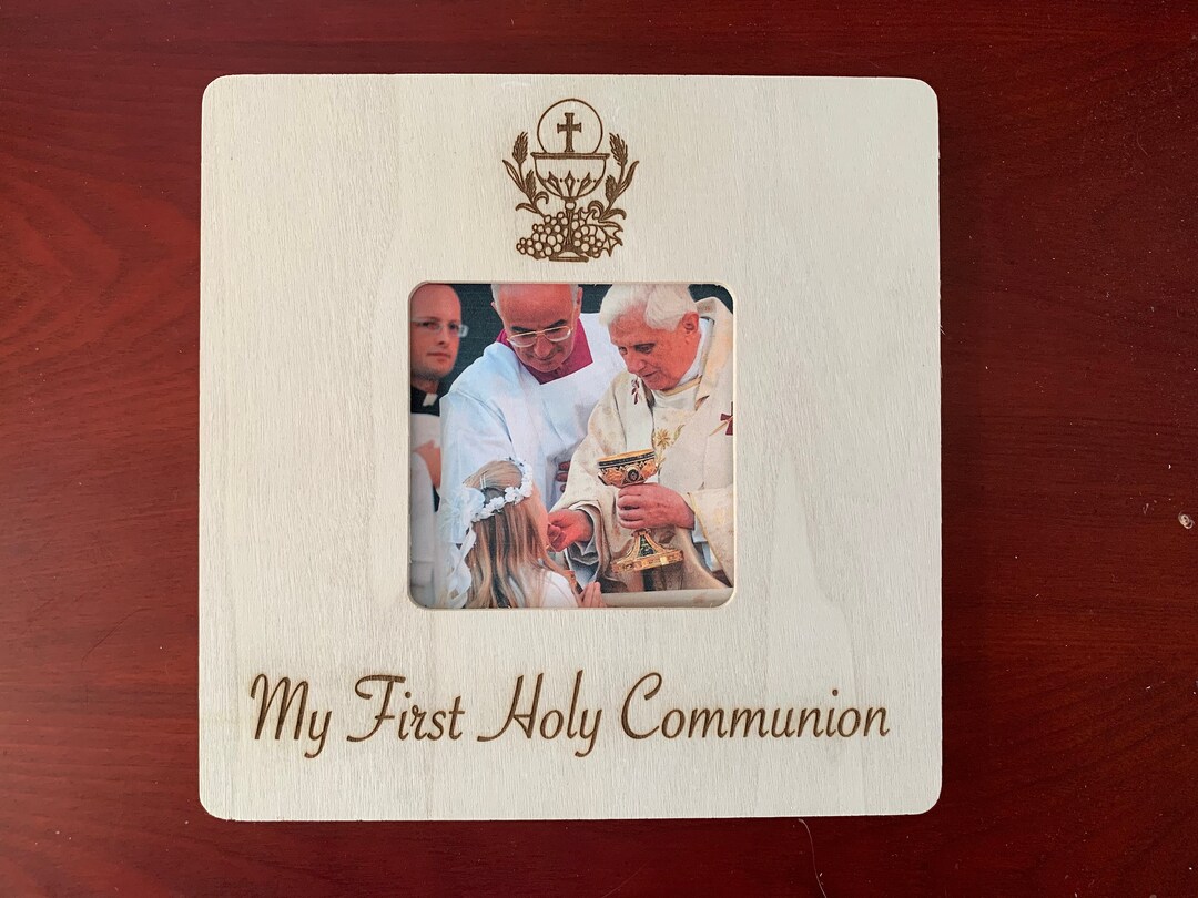 First Holy Communion Photo Frame - Etsy
