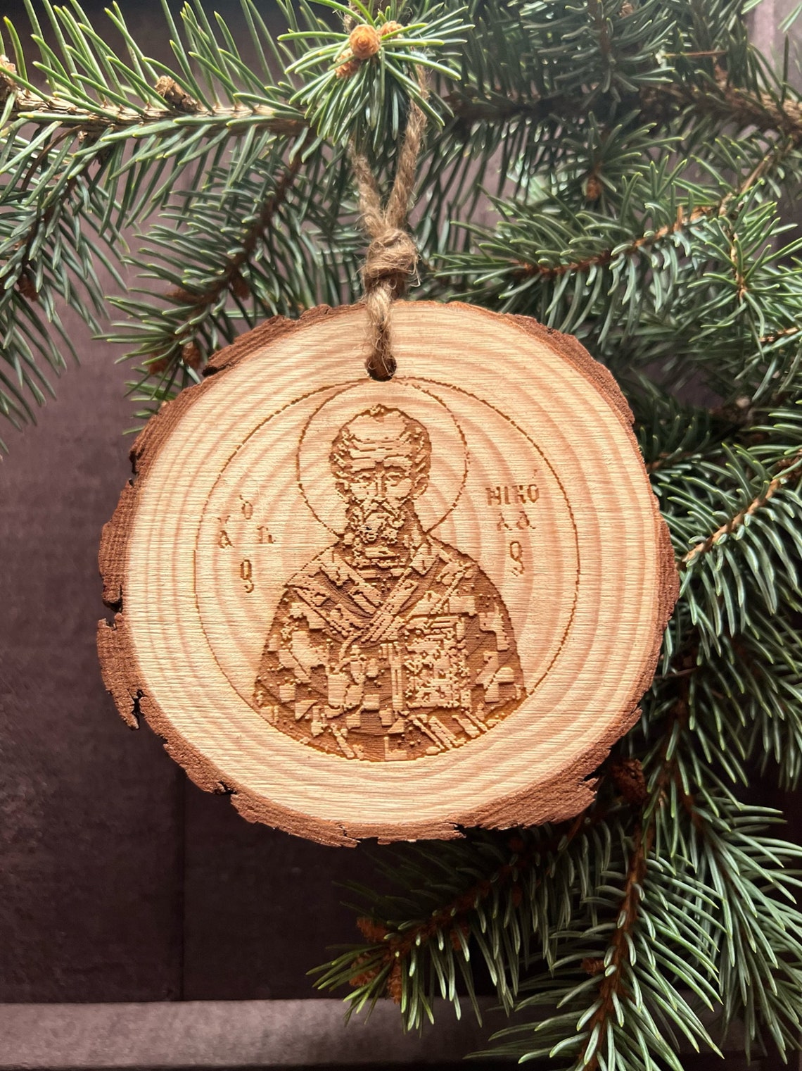 St. Nicholas Ornament - Etsy